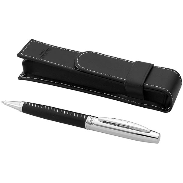 Balmain Ball Pen with Leather Pouch - Corporate Gifts Singapore: Gatewin