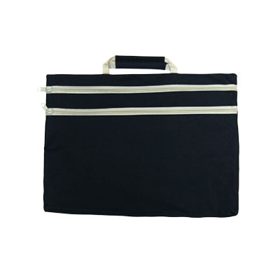 Slim Document Bag with 2 Zipper Compartments - Corporate Gifts ...